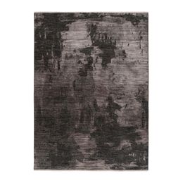 Teppich Kayoom "Fissy 225", grau, B:120cm H:10mm L:170cm, Polyester, Teppiche, Teppich, Kurzflor, Wohnzimmer