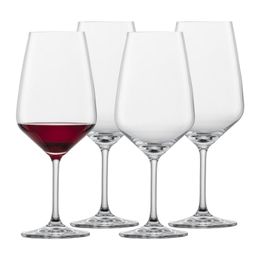 Schott Zwiesel Rotweinglas SCHOTT-ZWIESEL "Bordeauxgl&auml;ser Tulip 656 ml 4er Set transparent", bunt (transparent), 4 tlg., Glas, Trinkgef&auml;&szlig;e, Rotweinglas