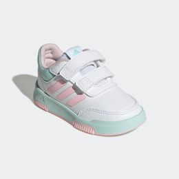Klettschuh adidas Sportswear "TENSAUR HOOK AND LOOP", Gr. 23, rosa (ftwwht, clpink, seflaq), Schuhe Klettschuh, f&uuml;r Kinder mit Klettverschluss