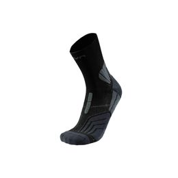Kurzsocken uyn "Socken Cross Over Grip Socks", Herren, Gr. 35-38, schwarz, Obermaterial: 87% Polyamid PA. 13% Elasthan EL., Socken