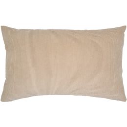 Dekokissen Pad "CASUAL", sand, unifarben, B:35cm L:60cm, Polyacryl, Polyester, Dekokissen_Sitzkissen_Kissenh&uuml;llen, Made in Europe