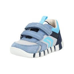 Sneaker Geox "Geox Sneaker Leder/Textil", Damen, Gr. 20, sky, Leder, Textil, Schuhe Sneaker