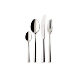 Villeroy & Boch Besteck-Set VILLEROY & BOCH "Tafelbesteck Piemont 4er Set silber", silber, Essbesteck-Sets