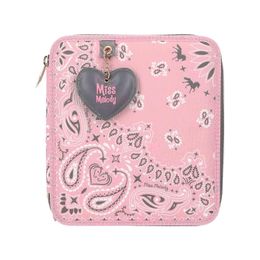 Buntstift Depesche "2-Fach Federtasche Bandana Miss Melody 20 x 18,7 x 5,5 cm rosa", Kinder, rosa, Kunststoff, Stifte