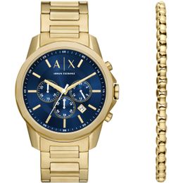 Armani Exchange Quarzuhr, Armbanduhr, Herrenuhr, Stoppfunktion, Geschenkidee