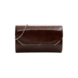 Clutch Tamaris "Clutch TAS Amalia", Damen, Gr. B/H/T: 22cm x 13cm x 4cm 0, braun (cognac 700), Polyurethan, Taschen