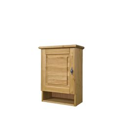 H&auml;ngeschrank OTTO HOME "Rauna", natur, B:44cm H:60cm T:23cm, Massivholz, Schr&auml;nke, H&auml;ngeschrank, aus massiver Kiefer, Breite 44 cm, Rillenoptik, made in EU