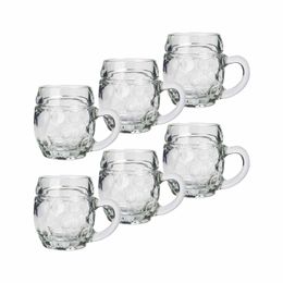 Bierkrug ST&Ouml;LZLE "Bierkr&uuml;ge T&uuml;binger 250 ml 6er Set transparent", bunt (transparent), 6 tlg., Glas, Trinkgef&auml;&szlig;e