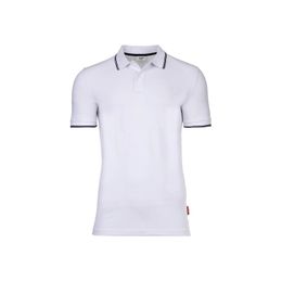 JOOP! Poloshirt JOOP JEANS "Poloshirt 15 JJJ-04Agnello 10019372", Herren, Gr. M, wei&szlig;, Obermaterial: 95% Baumwolle CO(Bio). 5% Elasthan EL., Shirts
