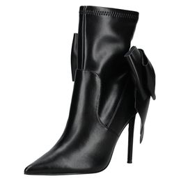High-Heel-Stiefelette Steve Madden "Steve Madden Stiefelette Lederimitat", Damen, Gr. 40, schwarz, Lederimitat, Schuhe