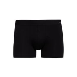 Boxershorts Calida "Boxershort New Boxer Cotton Code 1er Pack", Herren, Gr. 46-48, schwarz, Obermaterial: 95% Baumwolle CO. 5% Elasthan EL., Unterhosen