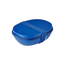 Lunchbox Mepal "Lunchbox Duo Ellipse 825 + 600 ml", blau (vivid blau), Lebensmittelaufbewahrungsbeh&auml;lter, Lunchbox