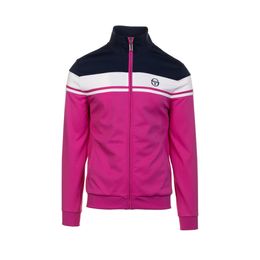 Trainingsjacke Sergio Tacchini "DAMARINDO TRACK TOP Herren", Herren, Gr. L, bunt (festival fuschia, maritime blau, garde), 100% POLYESTER, Jacken Trainingsjacke, Trainingsjacke Herren, leichte Jacke, Retro, Sportjacke, Outdoor, Sale