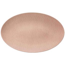 Servierplatte Seltmann Weiden "Servierplatte Life Fashion 40x26 cm", rosa (posh rose), L:40,3cm, Porzellan, Servierplatten, Servierplatte