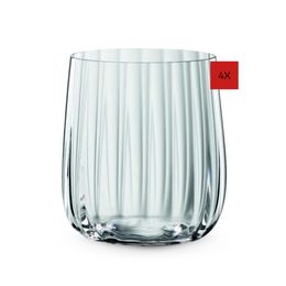 Glas Spiegelau "Tumbler Lifestyle 340 ml 4er Set transparent", bunt (transparent), 4 tlg., Glas, Trinkgef&auml;&szlig;e