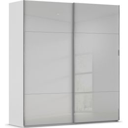 Schwebet&uuml;renschrank Rauch "Kleiderschrank Schrank Garderobe Schlafzimmerschrank CONTIDO", grau (seidengrau, glas seidengrau), B:201cm H:223cm T:68cm, Holzwerkstoff, Schr&auml;nke, Schwebet&uuml;renschrank, aus hochwertigem Material in 6 Breiten 2 Griff-Farben MADE IN GERMANY