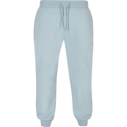 Stoffhose Urban Classics "Urban Classics Herren Basic Sweatpants", Herren, Gr. S, US-Gr&ouml;&szlig;en, ocean blau, 80% Baumwolle, 20% Polyester, unifarben, normal, Hosen Stoffhose