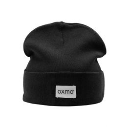 Beanie oxmo "Beanie OXBiene", Damen, schwarz, 100% Baumwolle CO., M&uuml;tzen Beanie