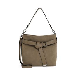 Beuteltasche SURI FREY "Beutel SFY Libby", Damen, Gr. B/H/T: 30cm x 29cm x 15cm 0, grau (taupe 900), Polyurethan, Taschen Beuteltasche