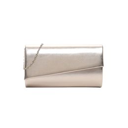 Clutch Tamaris "Clutch TAS Amalia", Damen, Gr. B/H/T: 26cm x 14cm x 7cm 0, gold (gold 240), Polyurethan, Taschen