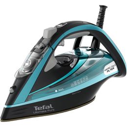 Tefal Dampfb&uuml;geleisen "FV9844 Ultimate Pure", blau (t&uuml;rkis), B:15,1cm H:16,3cm T:31,6cm, B&uuml;geleisen, Durilium Airglide Autoclean-B&uuml;gelsohle, automatische Abschaltung, Dampfb&uuml;geleisen