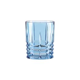 Whiskyglas Nachtmann "Whiskytumbler Highland 345 ml", blau (aqua), Glas, Trinkgef&auml;&szlig;e, Whiskyglas