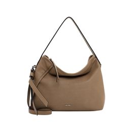 Beuteltasche SURI FREY "Beutel SFY Macy", Damen, Gr. B/H/T: 40cm x 28cm x 12cm 0, grau (taupe 900), Polyurethan, Taschen Beuteltasche