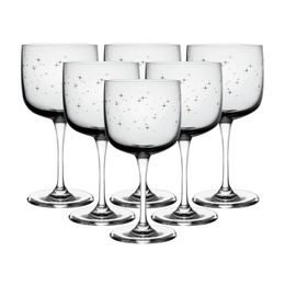 Wei&szlig;weinglas "Weingl&auml;ser Winter Glow 270 ml 6er Set grau", grau, Kristallglas, LIKE. BY VILLEROY & BOCH, Trinkgef&auml;&szlig;e, Wei&szlig;weinglas
