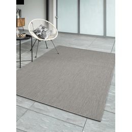 Teppich the carpet "Mistra", grau, B:80cm H:10mm L:150cm, Polypropylen, Teppiche, Teppich, moderner robuster In und Outdoor Teppich