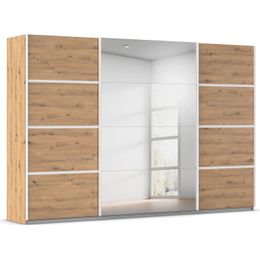 Kleiderschrank Rauch "Schwebet&uuml;renschrank OTTO&acute;s Choice Garderobe Schrank TOP ANGEBOT Avola", beige (eiche artisan, leisten wei&szlig;), B:315cm H:210cm T:62cm, Holzwerkstoff, Schr&auml;nke, Kleiderschrank, mit eleganten Zierleisten in Chrom, Schwarz oder Wei&szlig; MADE IN GERMANY, Topseller