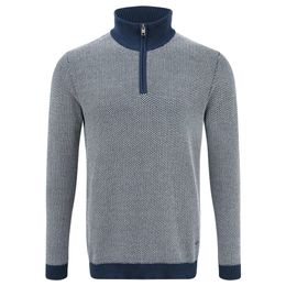 !Solid Troyer SOLID "Troyer SDDuncan", Herren, Gr. XXL, blau (insignia blau), Obermaterial: 100% Baumwolle CO., Pullover Troyer
