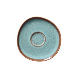 Untertasse "Kaffeeuntertasse Lave &oslash; 15,2 cm", blau (glac&eacute;), LIKE. BY VILLEROY & BOCH, Speiseteller