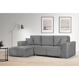 OTTO home "BEATRICE optionale Schlafsofa mit Bettkasten, B/T/H: 265/170/86 cm" L-Form, wahlweise auch mit Bettfunktion und Bettkasten