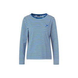 JOOP! Longsleeve JOOP "Longsleeve 58 JW242JE380 10011744 1er Pack", Damen, Gr. S, blau (blau, wei&szlig;), Obermaterial: 92% Baumwolle CO. 8% Elasthan EL., Shirts