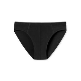 Slip Schiesser "Slip 1er Pack", Herren, Gr. S, schwarz, Obermaterial: 95% Baumwolle CO. 5% Elasthan EL., Unterhosen Slip