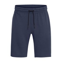 Sweatshorts North Bend "Sweatshorts NBBrendan", Herren, Gr. M, N-Gr, blau (blau nights), Obermaterial: 66% Viskose CV. 30% Polyester PES. 4% Elasthan EL., Hosen Sweatshorts