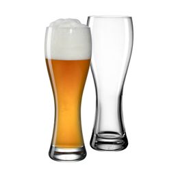 Bierglas Leonardo "Weizenbiergl&auml;ser Maxima 500 ml 2er Set transparent", bunt (transparent), Glas, Trinkgef&auml;&szlig;e
