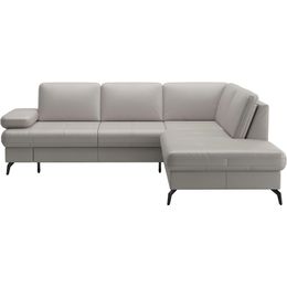 Sit & More Ecksofa SIT & MORE "Morris Jubi", light grau, B:238cm H:83cm T:202cm, Sofas, Ecksofa, mit Armteilfunktion & 1 Zierkissen, optional Bettfunktion