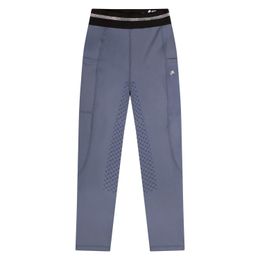 Black Forest kids Grip-Vollbesatz-Reitleggings blau Damen 110