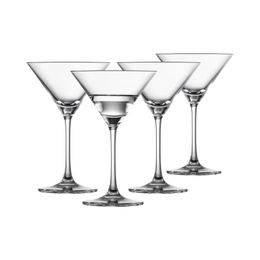 Martiniglas ZWIESEL GLAS "Martinigl&auml;ser ECHO 166 ml 4er Set transparent", bunt (transparent), 4 tlg., Glas, Trinkgef&auml;&szlig;e