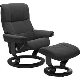 stressless "Mayfair" Relaxsessel mit Hocker, mit Hocker, mit Classic Base, Gr&ouml;&szlig;e S, M & L, Gestell Schwarz
