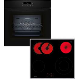 Neff Backofen-Set "BTX46PB0", Energieeffizienz: A+ (A+++-D), schwarz, Herdsets, mit pyrolytischer Selbstreinigung, Topseller