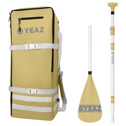 SUP-Paddel YEAZ "Rucksack und Paddel LE CLUB KIT", gelb, Paddel