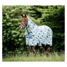 Horseware Fliegendecke Amigo XL Bug Rug dragonflyprint/silver/bluesage 130 cm