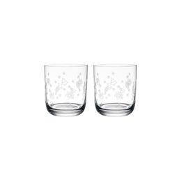 Villeroy & Boch Glas VILLEROY & BOCH "Wassergl&auml;ser Toy's Delight 250 ml 2er Set transparent", bunt (transparent), 2 tlg., Kristallglas, Trinkgef&auml;&szlig;e