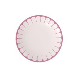 Villeroy & Boch Speiseteller VILLEROY & BOCH "Speiseteller Fleur Couleur &oslash; 26,6 cm", pink (cassis), L:26,6cm, Speiseteller, Speiseteller