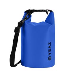 Packsack YEAZ "Wasserfester Packsack 1,5L ISAR", Gr. 1,5, blau (dunkelblau), Obermaterial: 100% PVC PVC., Taschen