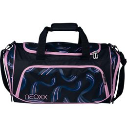 Sporttasche neoxx "Move", Kinder, Gr. B/H/T: 43cm x 26cm x 24cm, hello wave, Polyester, Taschen Sporttasche, teilweise aus recyceltem Material