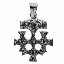 Kettenanh&auml;nger OSTSEE-SCHMUCK "- Hiddensee 25 x 23 mm - Silber 925/000 -" Gr. 35, silber (silber 925, silberfarben, wei&szlig;), Schmuckanh&auml;nger, Damen, Silber 925 (Sterlingsilber), Kettenanh&auml;nger