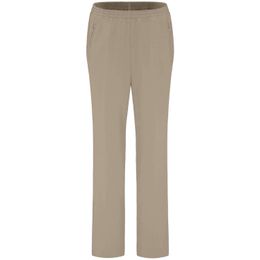 Schlupfhose GOLDNER "Reiseschlupfhose LOUISA", Damen, Gr. 42, N-Gr, beige (taupe), Obermaterial: 100% Polyester COOLMAX PES(Coolmax)., Hosen Schlupfhose